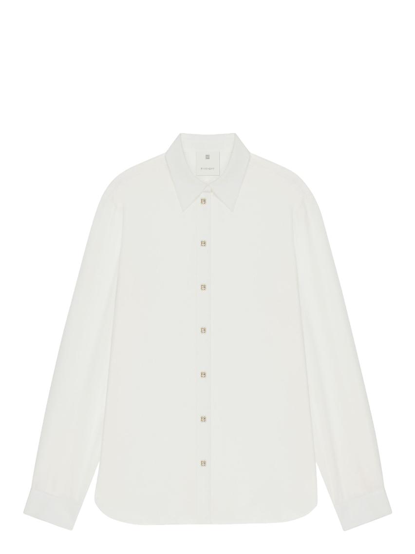 GIVENCHY Givenchy Sheer Collared Button-Up Shirt